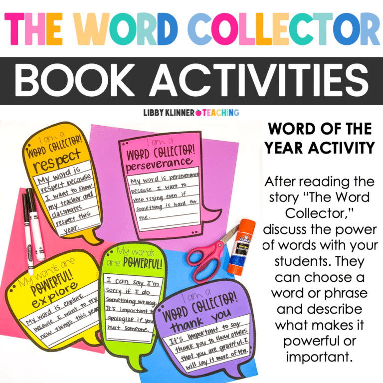 The Word Collector Activity & Bulletin Board Letters - Libby Klinner ...