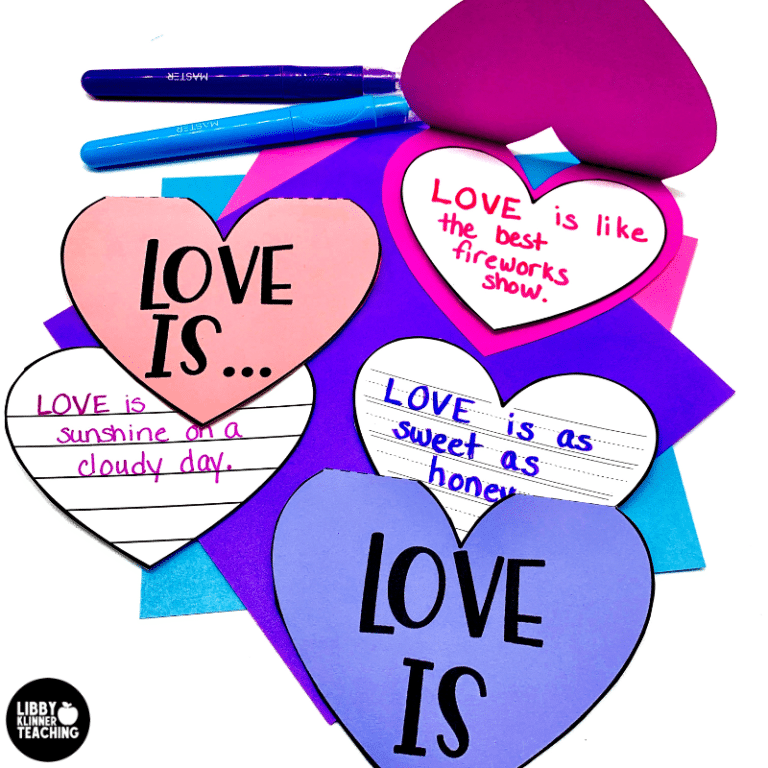 Love Conversation Hearts Craft | Valentine Candy Hearts Writing ...