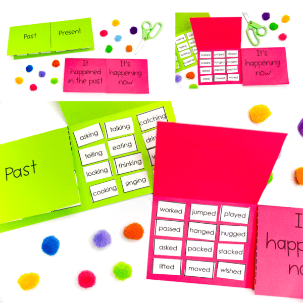 Inflectional Ending -ED Activities - Past Tense Verbs - Grammar Games ...