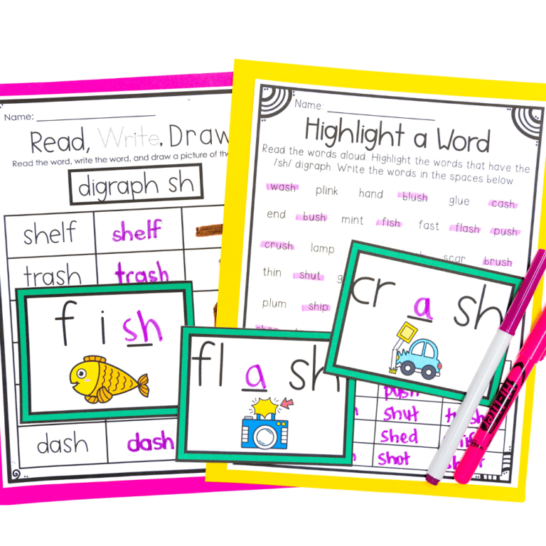 Games and Activities for Teaching Consonant Digraphs - Libby Klinner ...