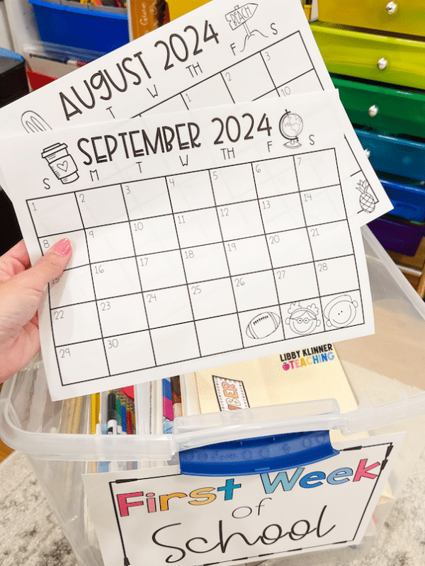 End of the Year Classroom Prep for the First Week of School - Libby ...