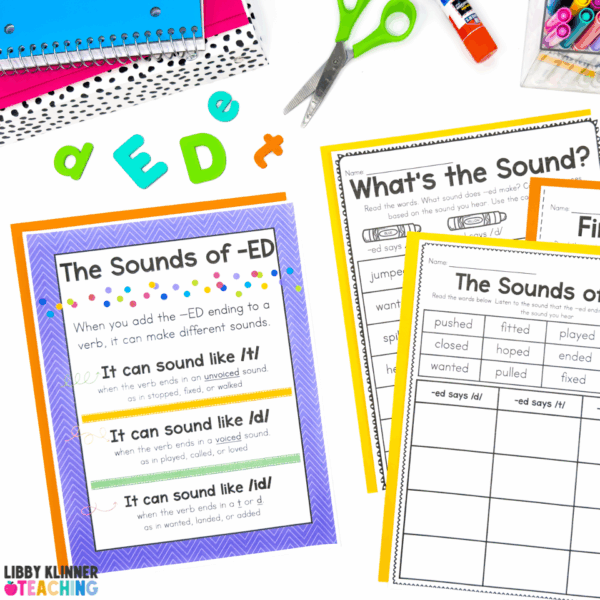 The Sounds of -ED: Why it's important to teach this skill - Libby ...