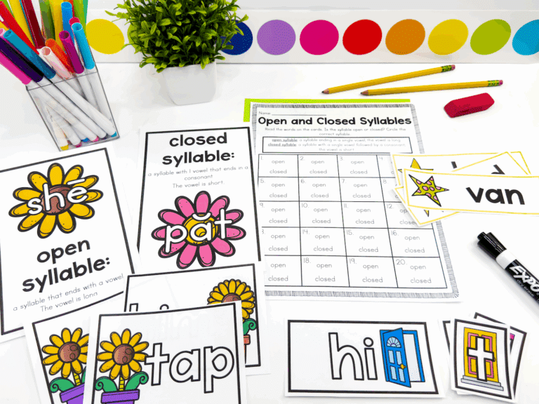 Teaching Open and Closed Syllables with Confidence - Libby Klinner Teaching
