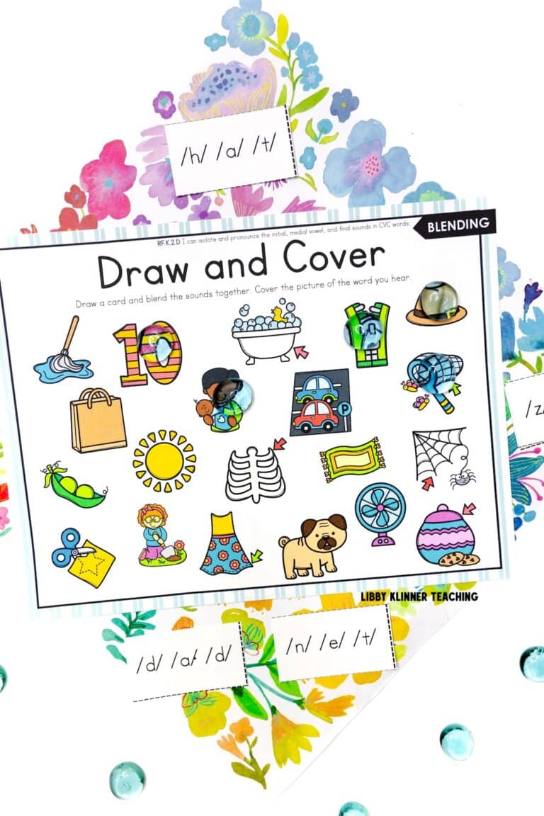Phoneme Blending Activities for the Classroom - Libby Klinner Teaching