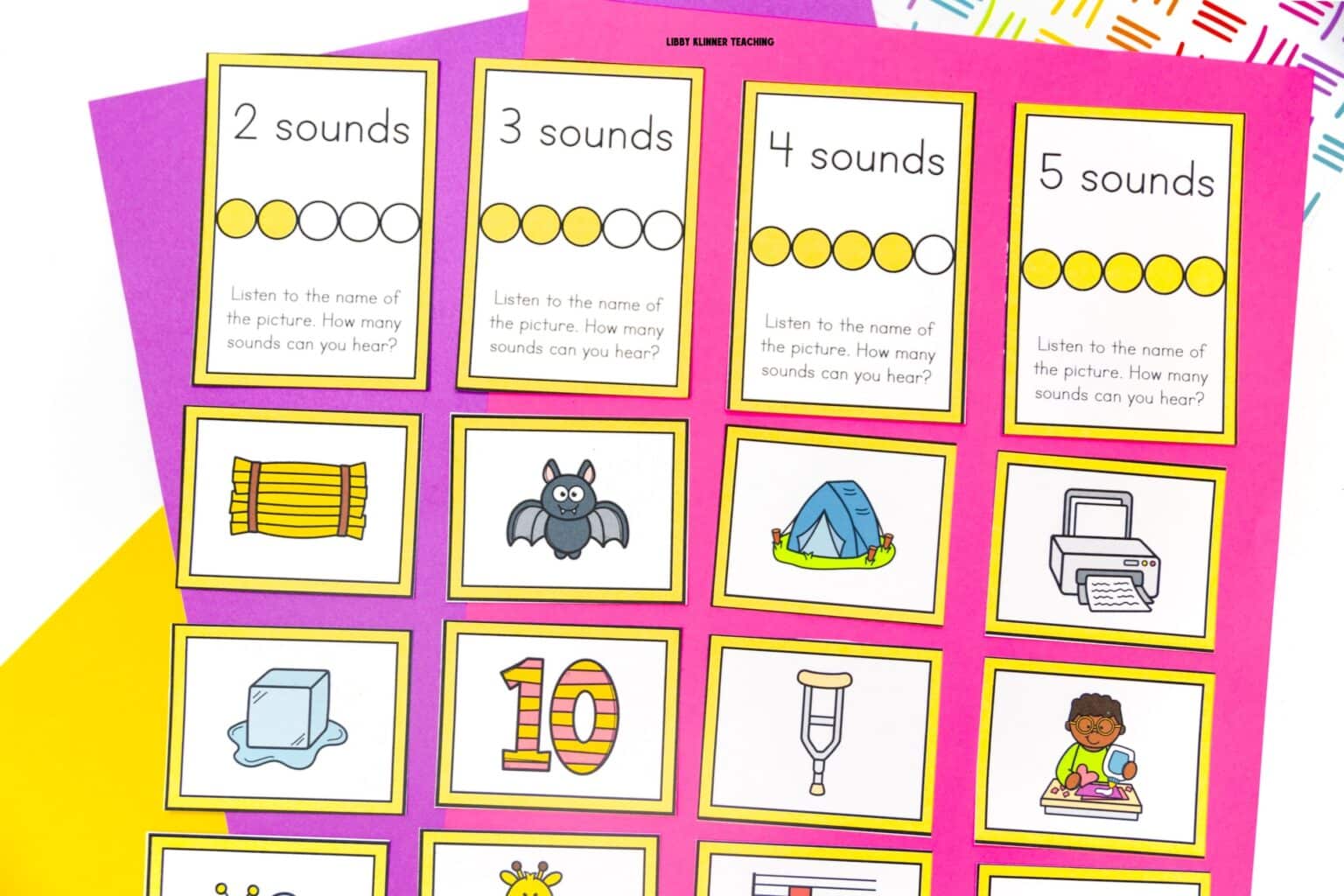 Phoneme Segmentation Activities for the Classroom - Libby Klinner Teaching