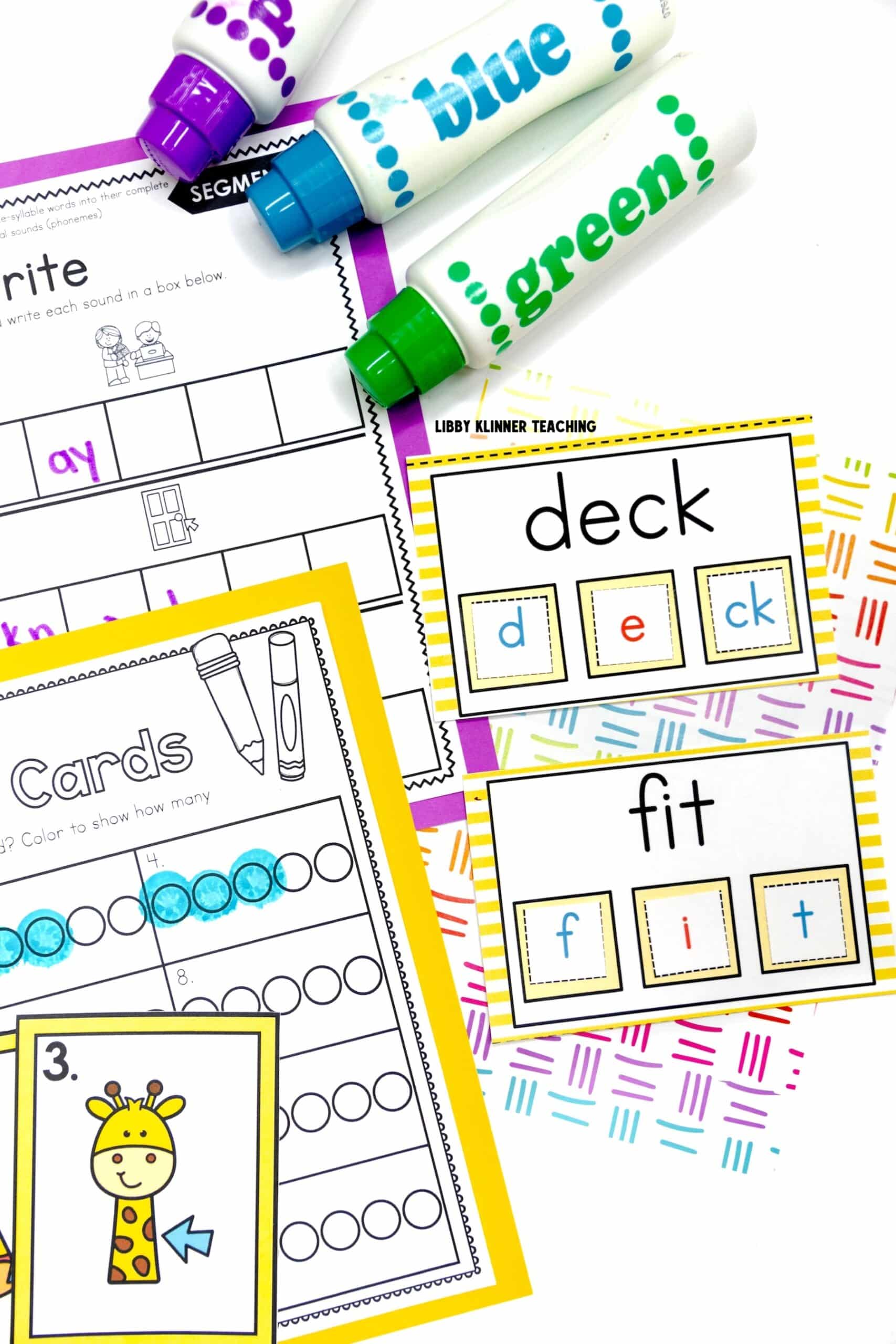 Phoneme Segmentation Activities for the Classroom - Libby Klinner Teaching